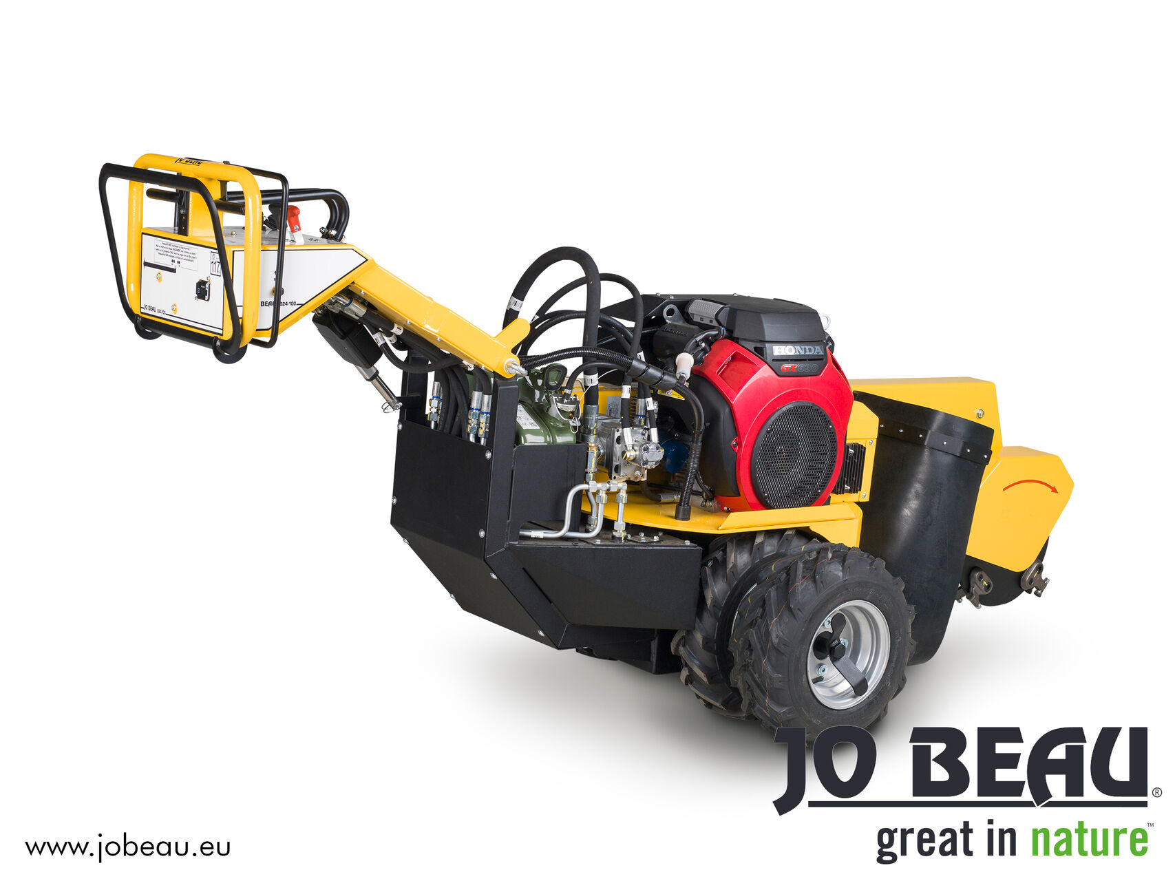 B24-100 Baumstubbenfräse - Delißen Forst & Kommunaltechnik