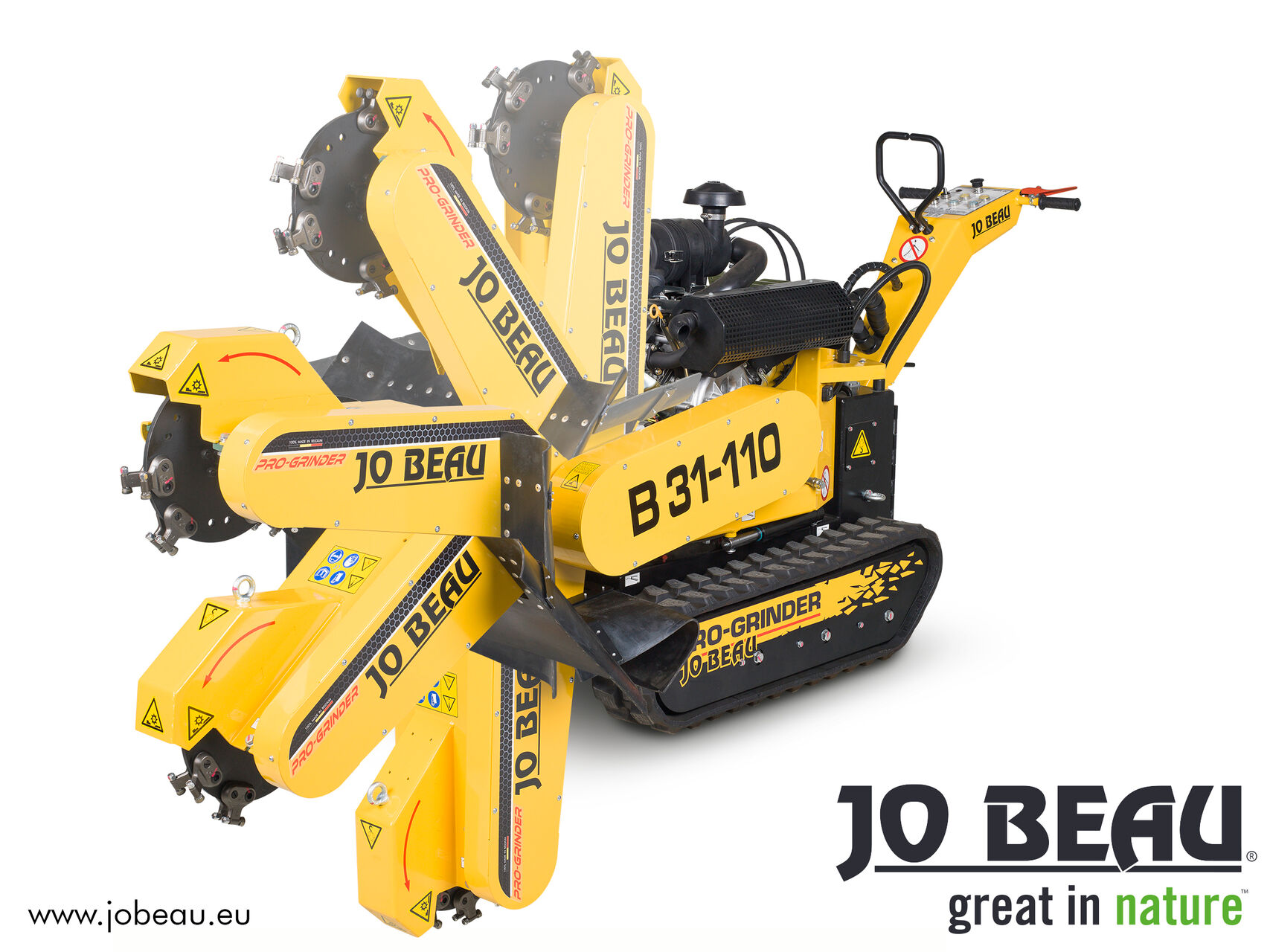 B31-110 Baumstubbenfräse - Delißen Forst & Kommunaltechnik