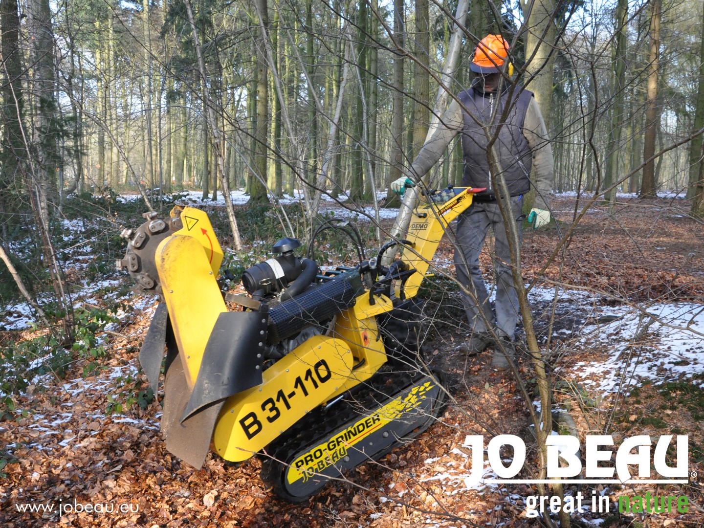 B31-110 Baumstubbenfräse - Delißen Forst & Kommunaltechnik